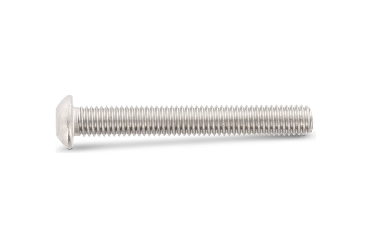 Винт Metiz-A2 ISO 7380-1 M6x16, А2 полукруглая головка внутренний шестигранник, 10 шт. 738012616 ...