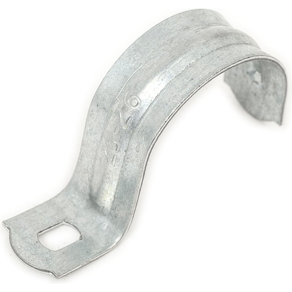 Скоба однолапковая крепежная металлическая Абсолют СМО 25-26 мм, 100 шт ...