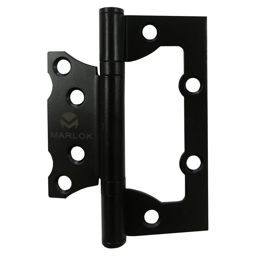 Петля дверная без врезки Marlok 100x75x2,0 BL, черный, 2 шт 035841 ...