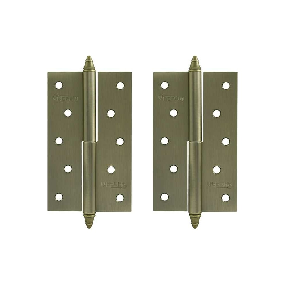 Петля НОРА-М 610-5" AВ брон.покр. левая 2,5 мм №2 10617 - выгодная цена ...