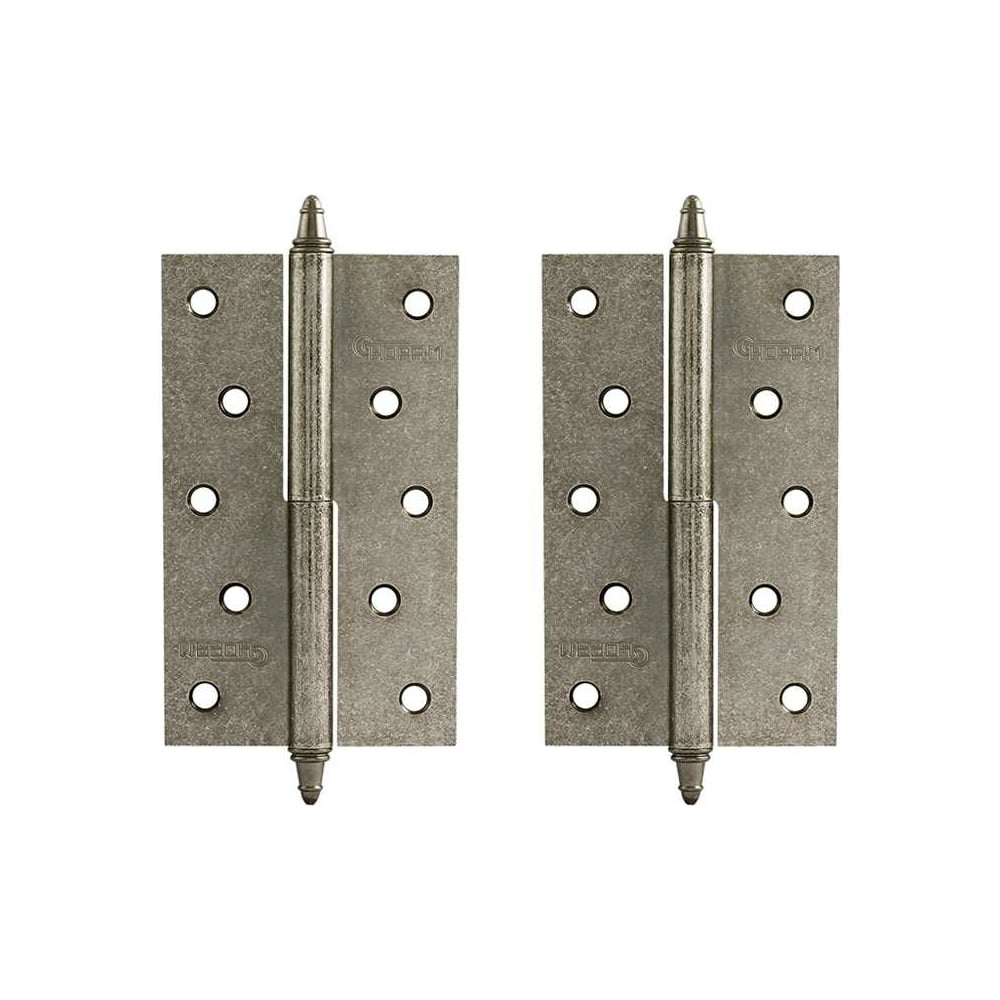 Петля НОРА-М 610-5" застар.серебро правая 125x75x2.5 5464 - выгодная ...