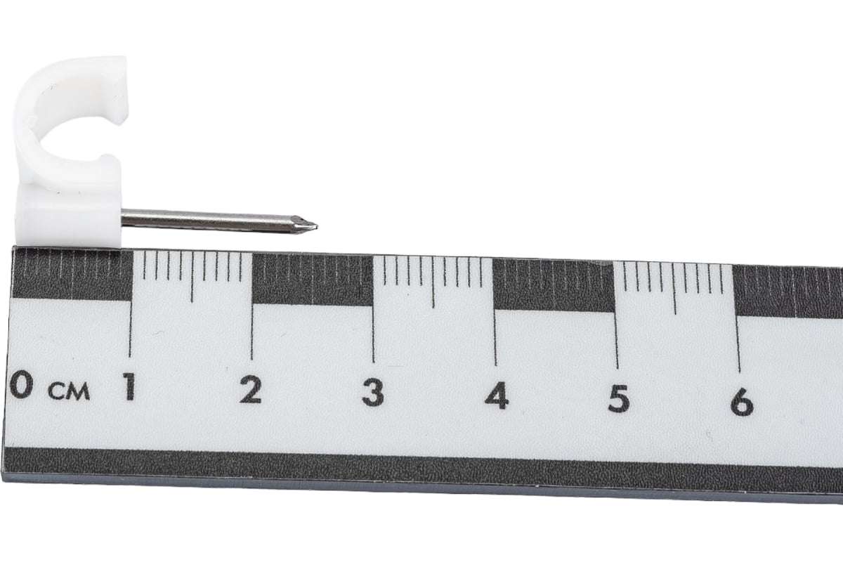 Круглая скоба для кабеля Невский Крепеж А8 мм 50 шт. 800445 - выгодная ...