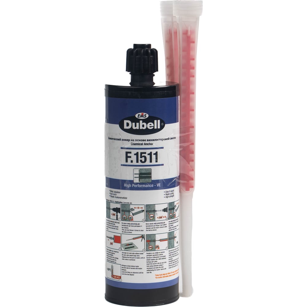 Купить Анкер химический EMS DUBELL VE 410 ml 9630270322 по цене от 1160 ...