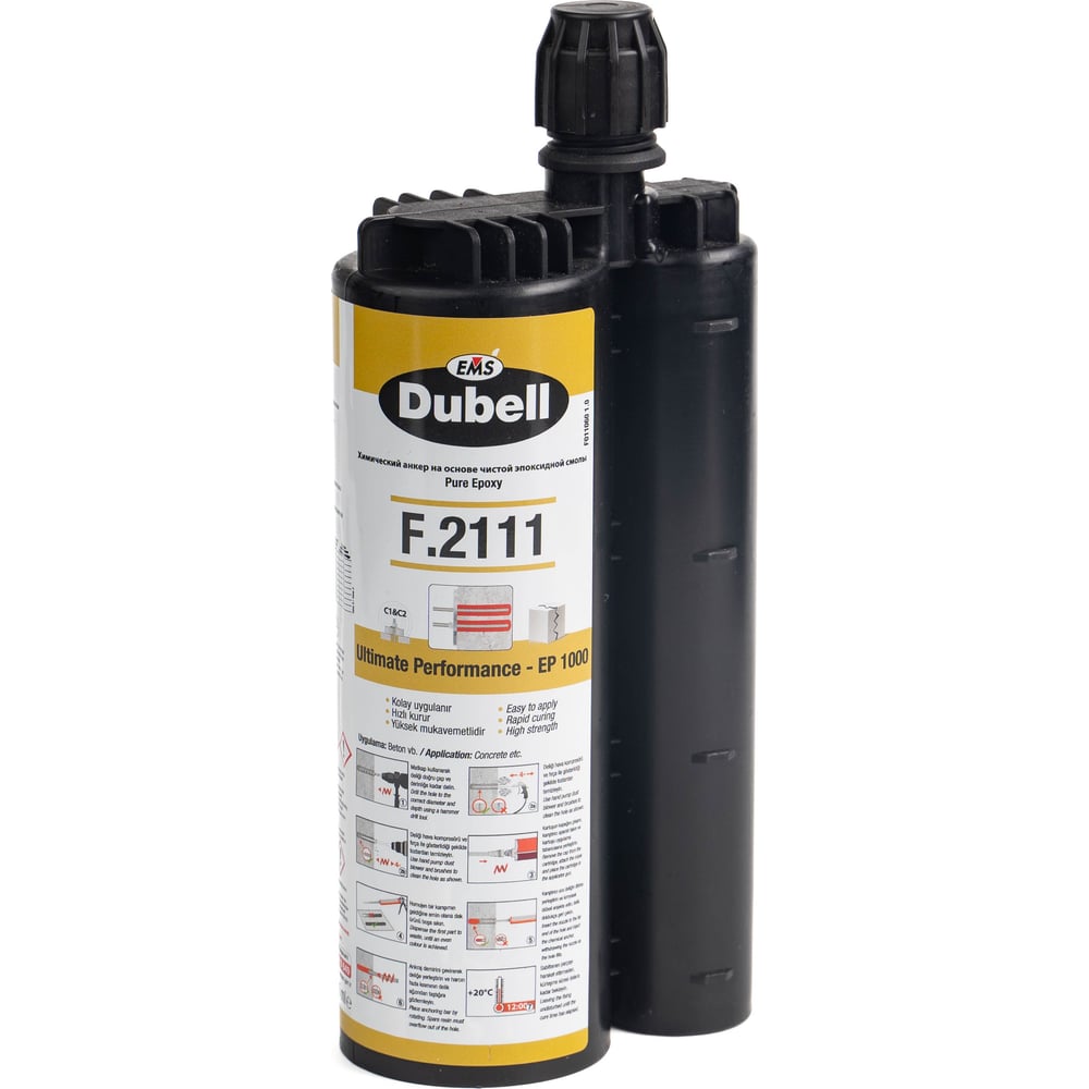 Купить Анкер химический EMS DUBELL EP 1000 385 ml Pure Epoxy 9630270324 ...