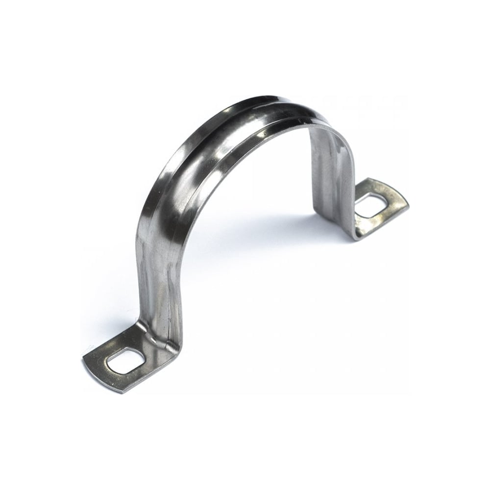 Скоба металлическая двухлапковая Промрукав СМД(INOX) d60-63 мм, 10 шт ...