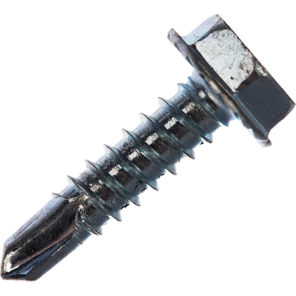 Самонарезающий винт со сверловым концом Grabber HEX 4,8х19 мм Белый ...