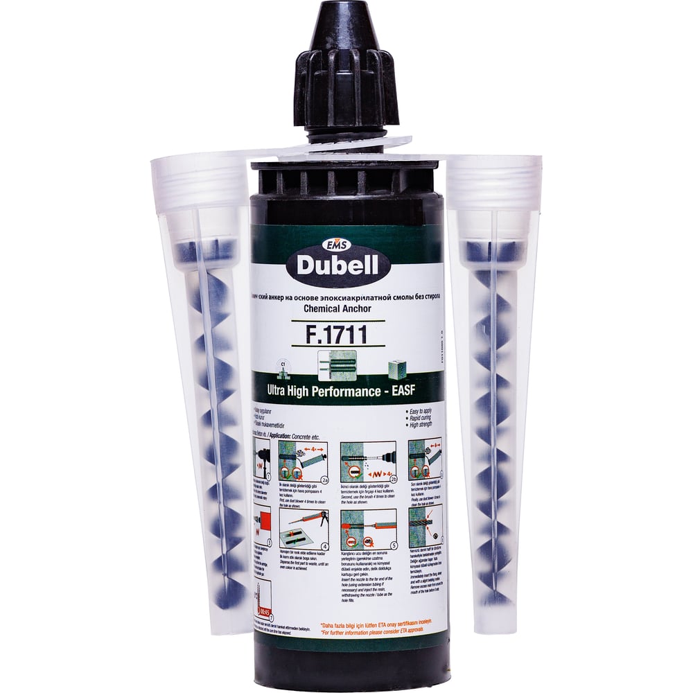 Купить Анкер химический EMS DUBELL F.1711 EASF 165 мл 9630270329 по ...