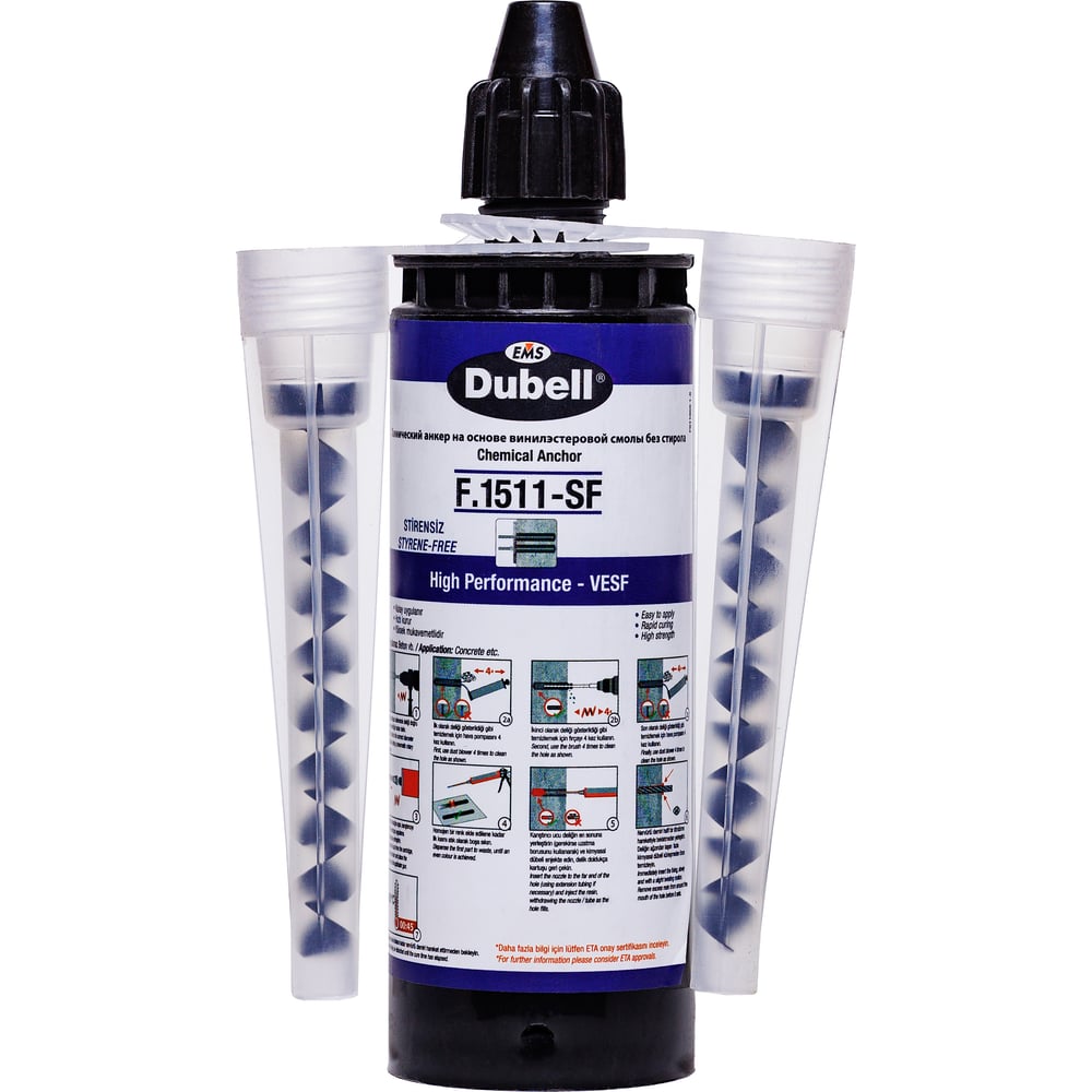 Купить Анкер химический EMS DUBELL F.1511-SF VESF 165 мл 9630270327 по ...
