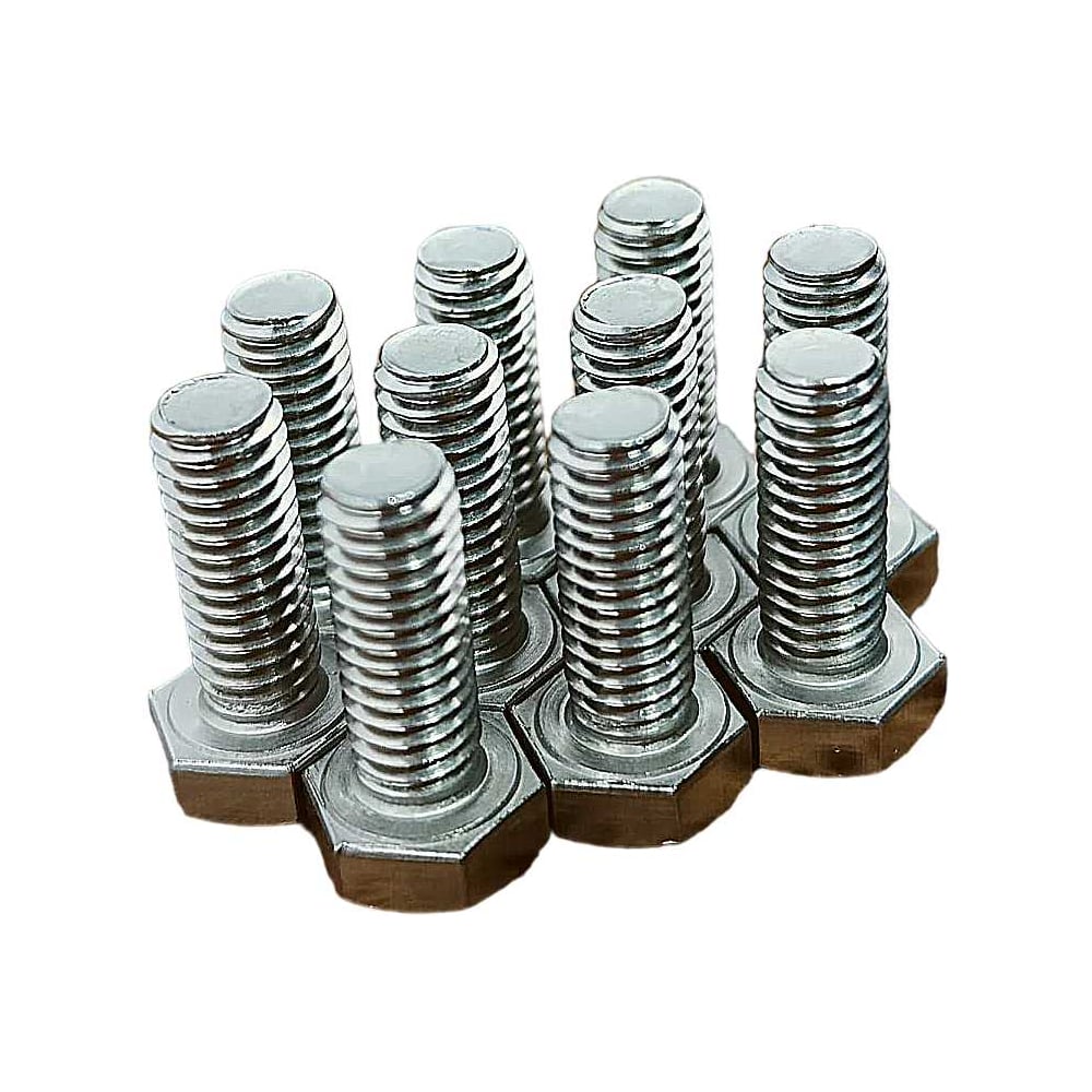 Болт нержавеющий 23 Болта 6x20 мм, DIN 933, 50 шт. 11128 - выгодная ...