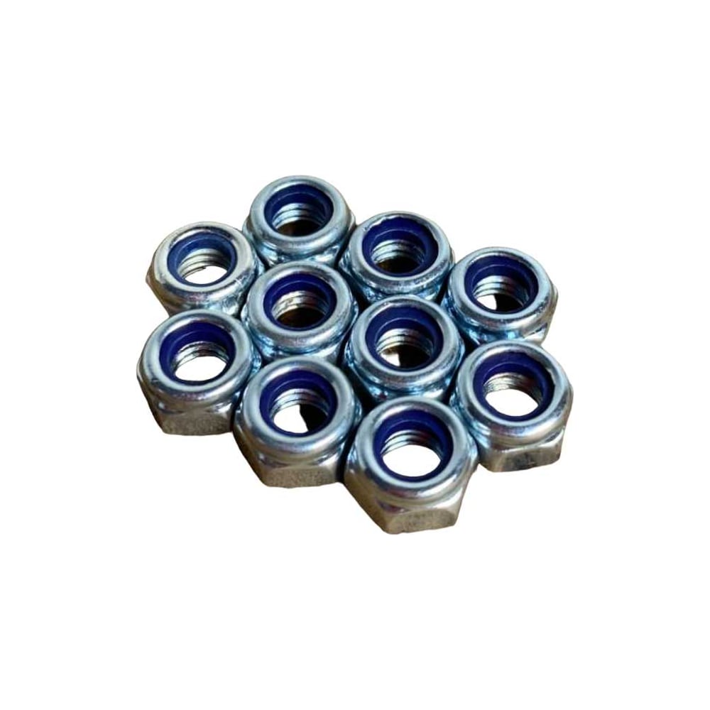 Гайка со стопорным кольцом 23 Болта М4, оцинкованная, DIN 985, 10 шт. А1С000040030507 - выгодная ...