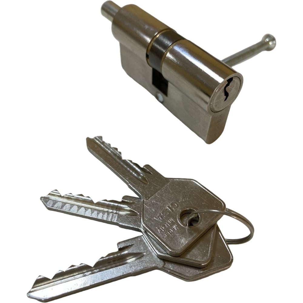 Цилиндр CISA серии С2000, ключ-вертушка, 70 мм, (30x40), никель 1.0G302 ...