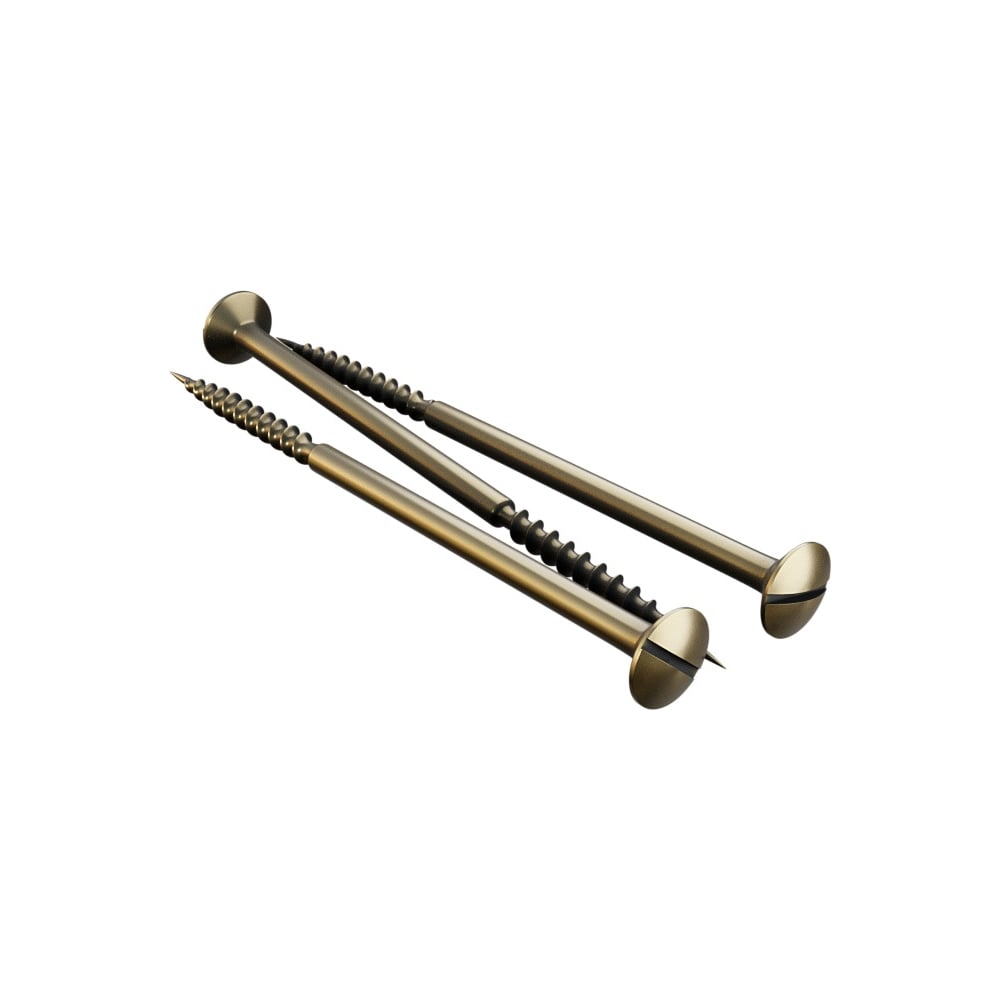 Саморез для двойного изолятора МЕЗОНИНЪ 4х70 темная бронза GE30022-38 ...