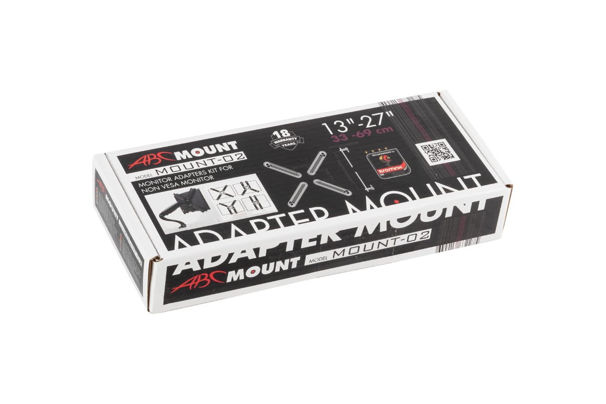Комплект адаптеров для крепления мониторов ABC MOUNT MOUNT-02 black ...