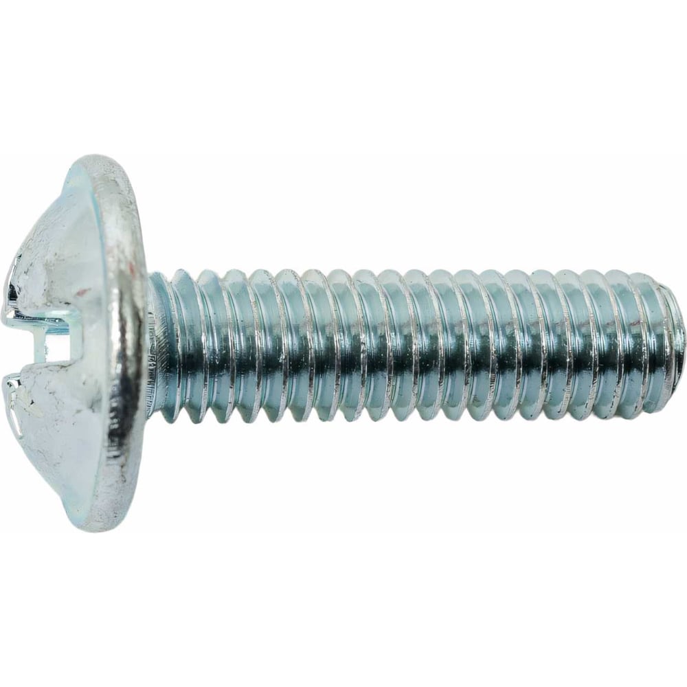 Винт ZAMETAL М6х22 с полусфер. гол. и прессш., DIN 967, оц., 200 шт ZA514349 - выгодная цена ...