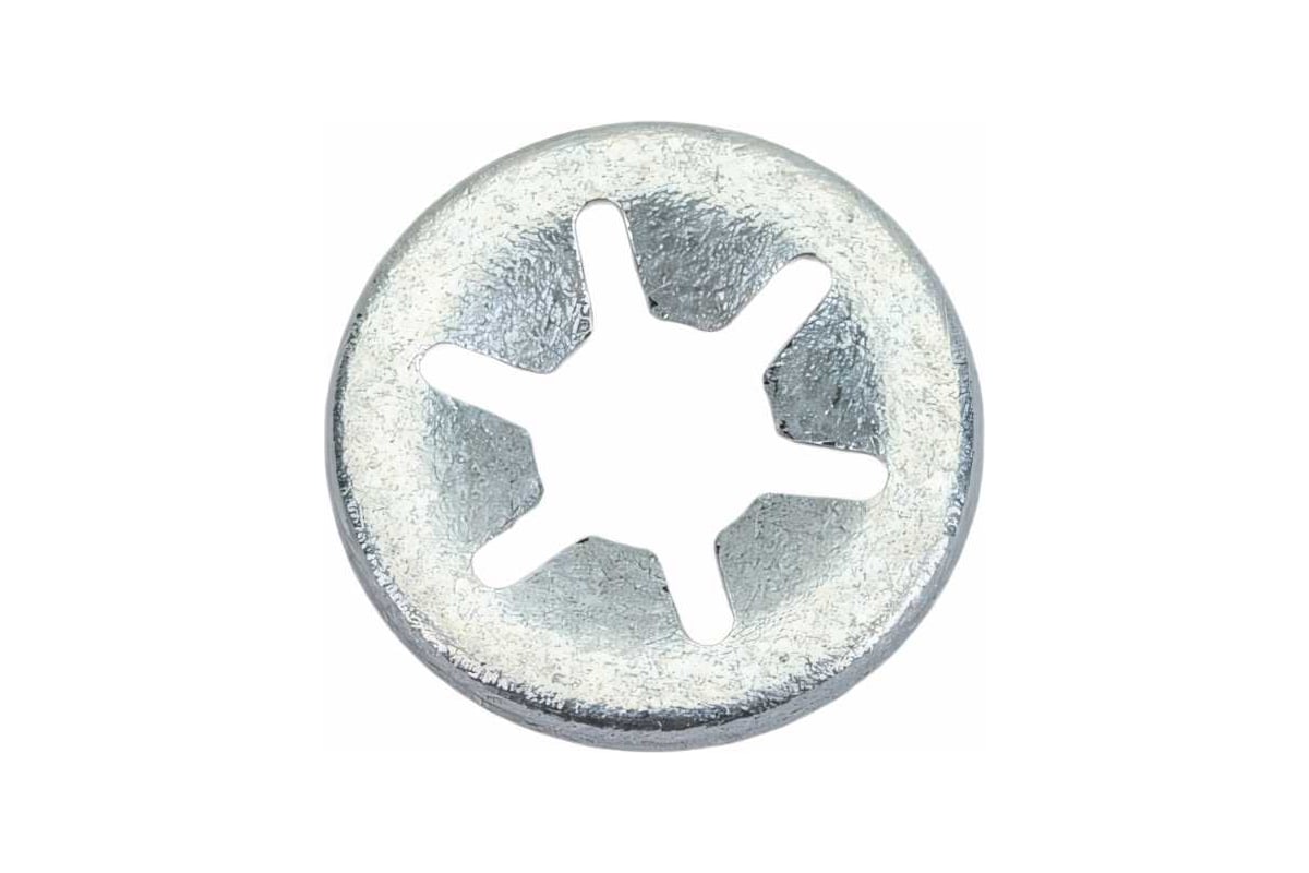 Стопорная шайба ЦКИ фиксатор, D6 STAR-LOCK, мех.ц 100 шт 61296 ...