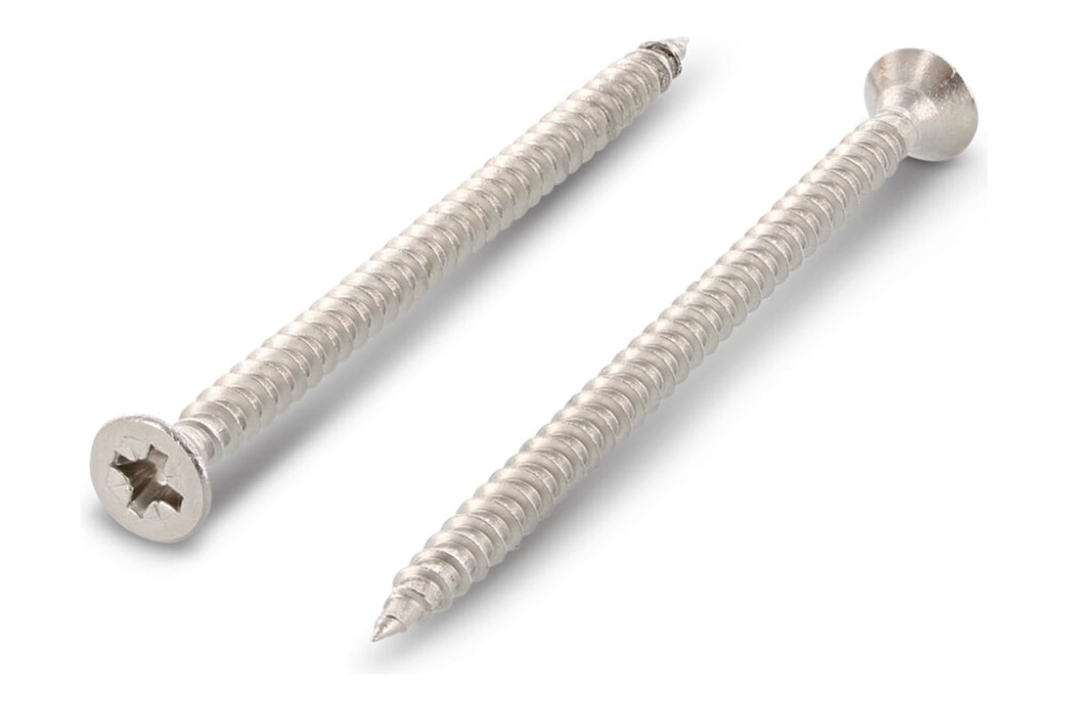 Саморез по дереву Metiz-A2 ART. 9050 M4.0x55 мм А2, нержавеющий ...