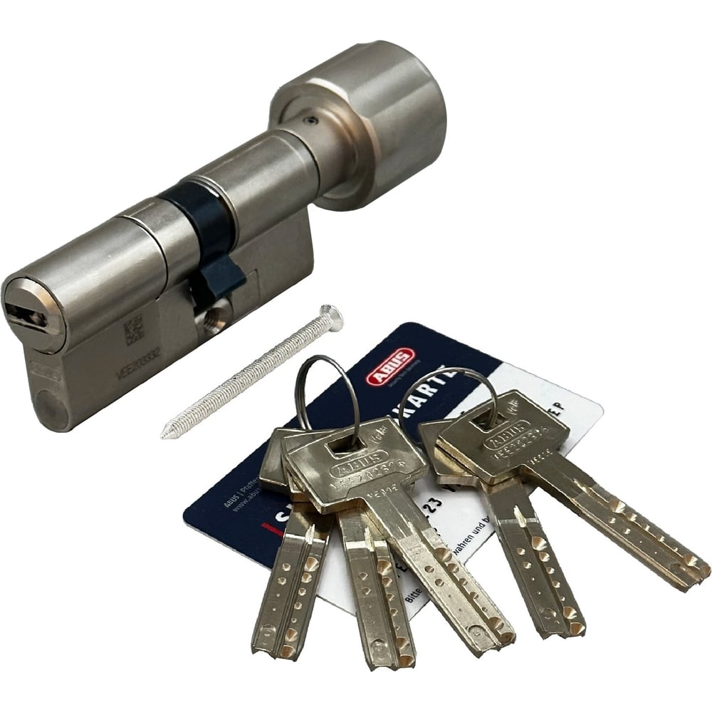 Механизм цилиндровый ABUS VELA 2000 125(40x85В) ключ/вертушка MX NI (5 key) 11006581 - выгодная ...