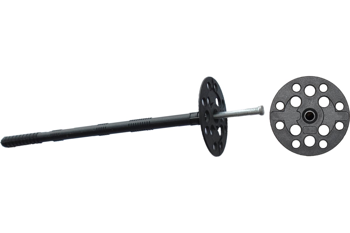 Дюбель для теплоизоляции с металлическим гвоздем INTERFIX ИЗМ 10x180 ...