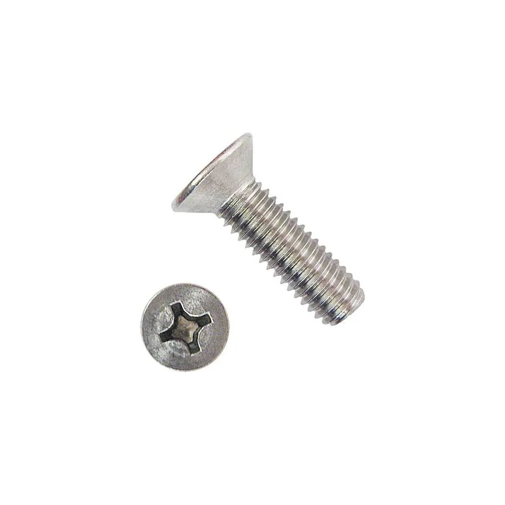 Винт крепежная техника потай с метр. резьбой DIN 965 8x60 нерж. А2 10 ...