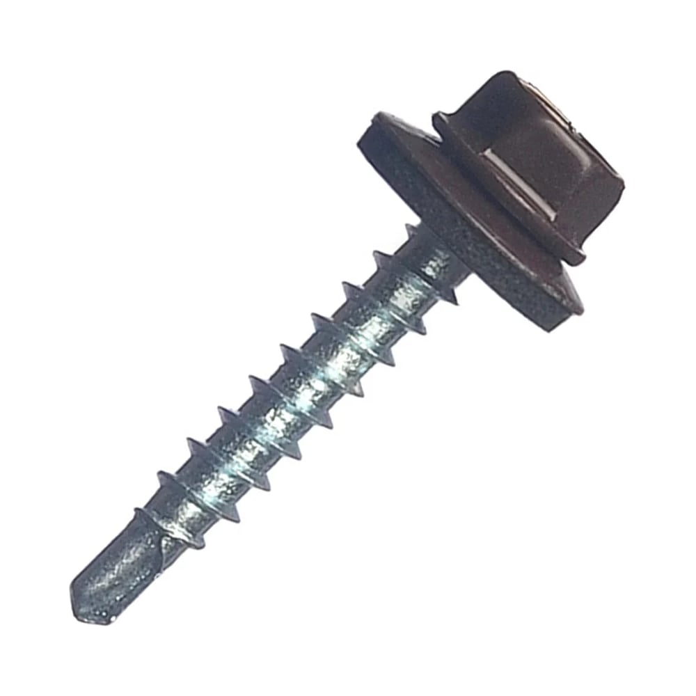 Саморез кровельный по металлу ЦММ ПРЕМИУМ 5,5x19, RAL 8017, 250 шт 0Т-00012402 - выгодная цена ...