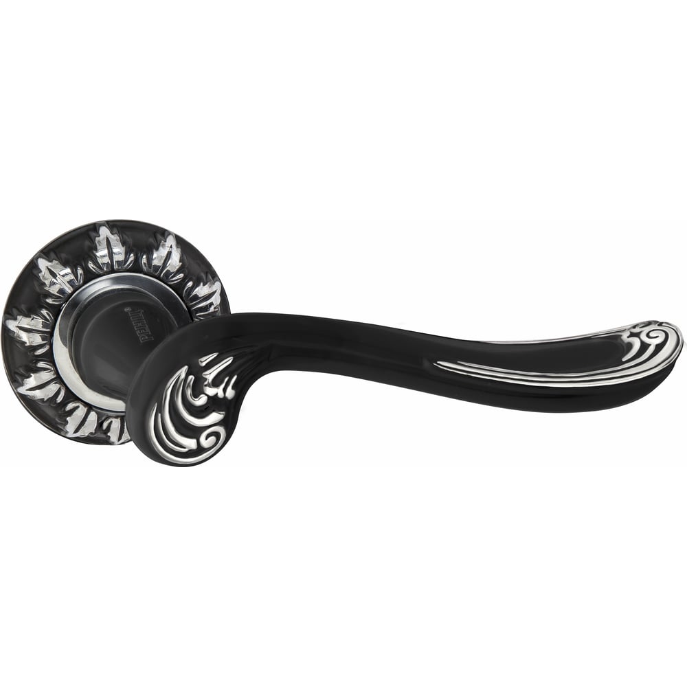 Дверная ручка Ренц Глория (черный; хром блестящий) INDH 61-10 B/CP ...