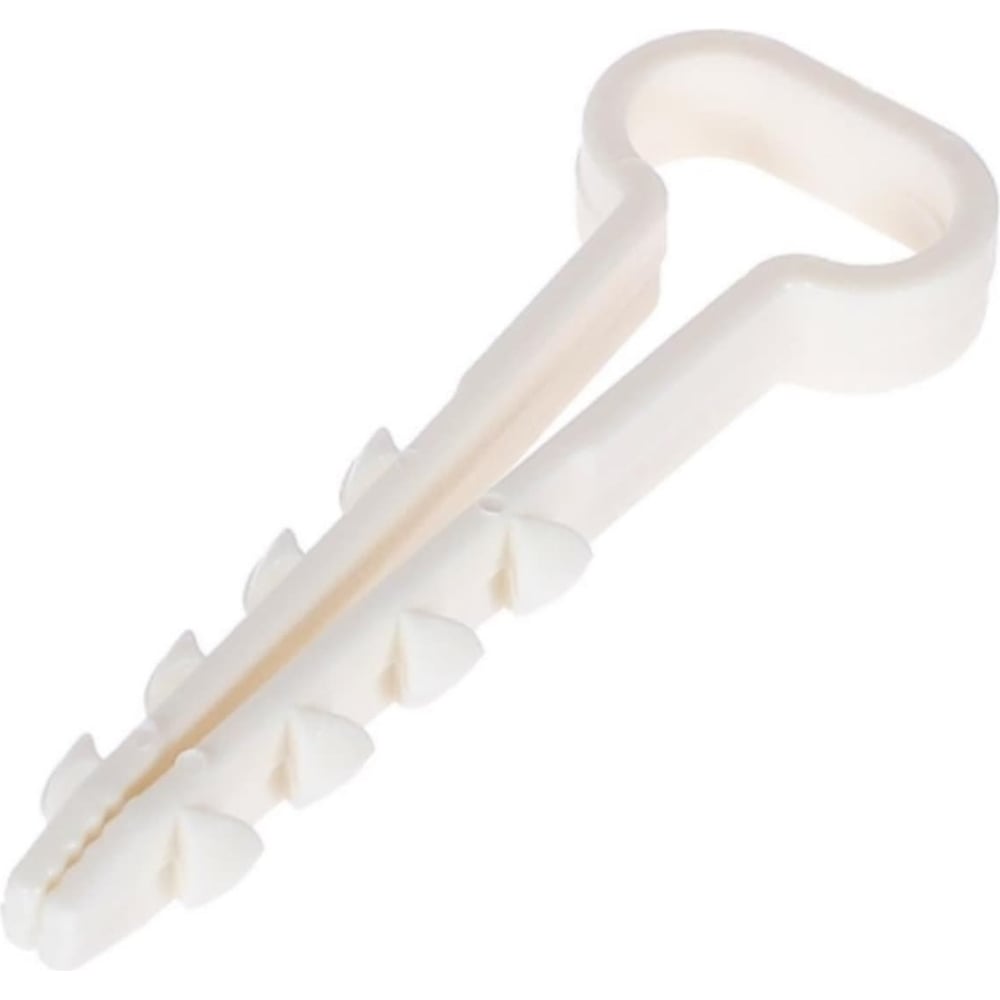 Дюбель-хомут duwi ДХК 5х10, белый, прямоугольный, 10 шт. 30346 6 ...