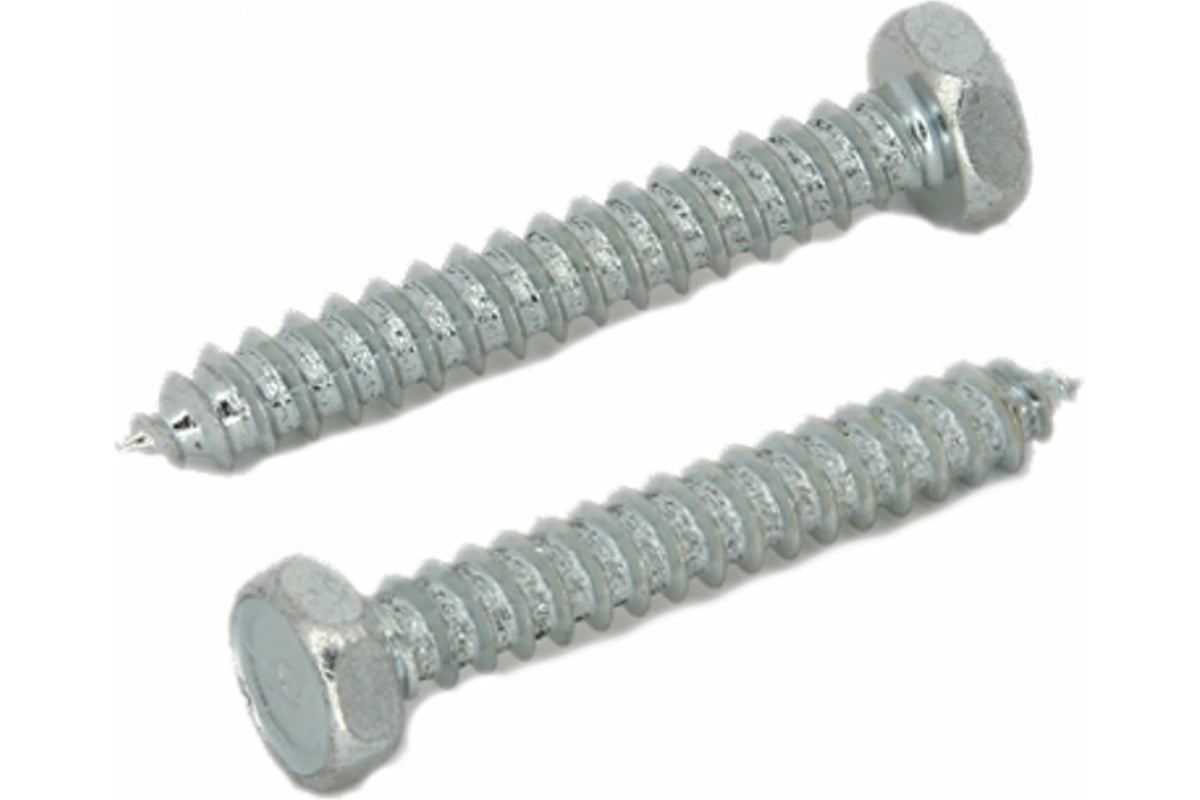 Саморез ЦКИ DIN 7976, 5.5x50, остроконечный, A2, SW8, 100 шт. 72979 ...