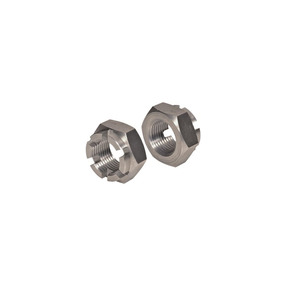 Корончатая гайка ЦКИ DIN 979 М8, прорезная, низкая, A2, SW13, 50 шт ...