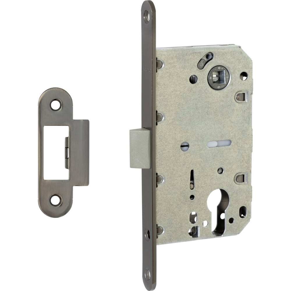 Межкомнатный механизм под цилиндр VETTORE 410 C-S KEVLAR GR, графит ...