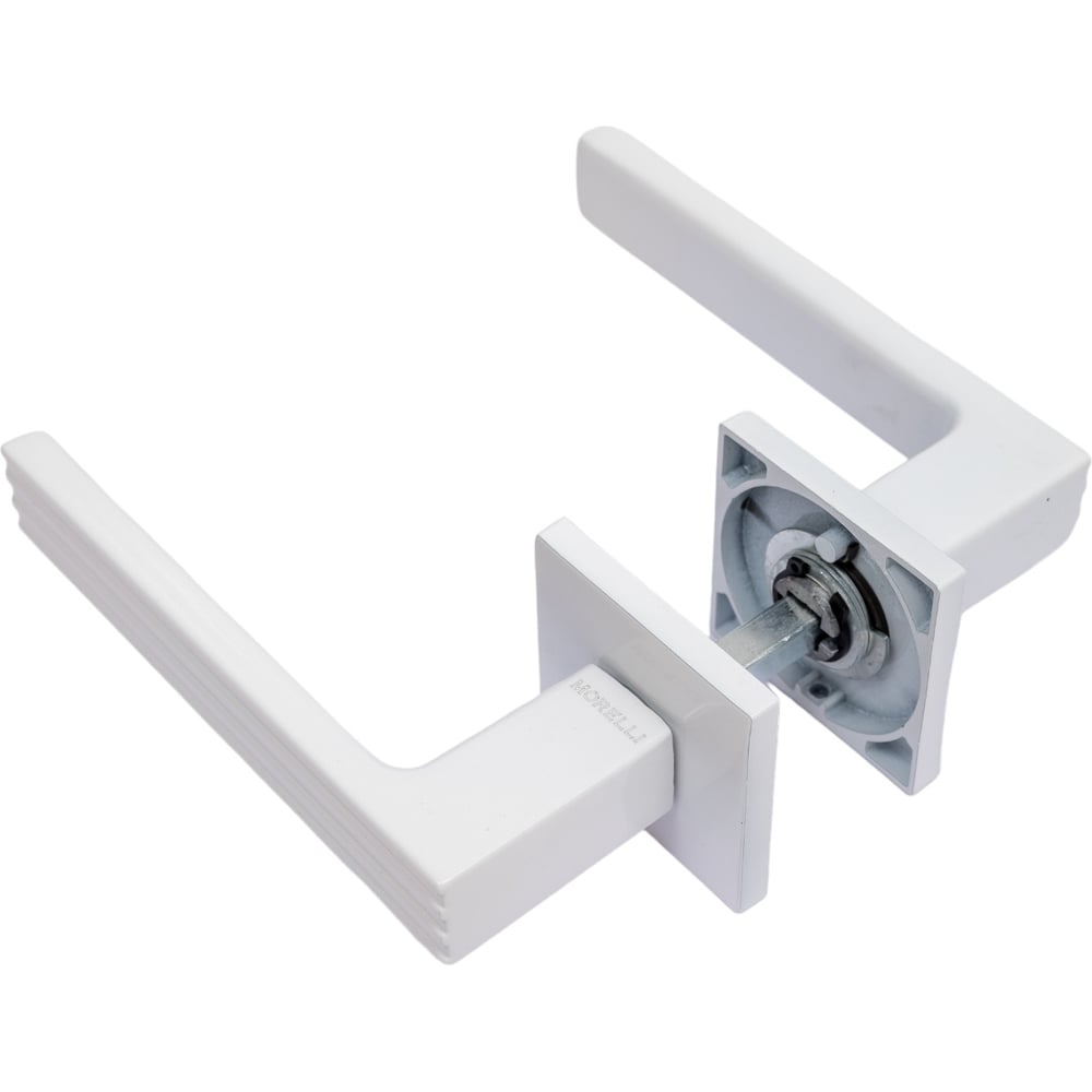 Дверная ручка MORELLI MH-52-S6 W "Maglev" на квадратной розетке 6 мм ...