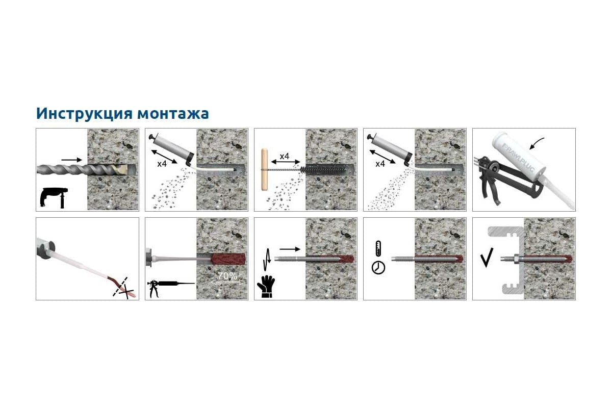 Купить RAWLPLUG химический анкер смола эпоксидная 600 мл R-KEX-II-600 ...