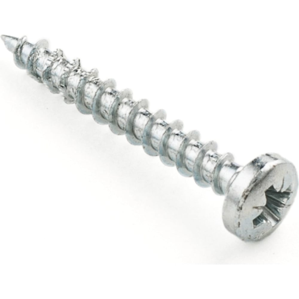 Саморез Гвозdeck белый цинк, 4.5х45, сфера, 500 шт. 20144545WHPZWG0 ...