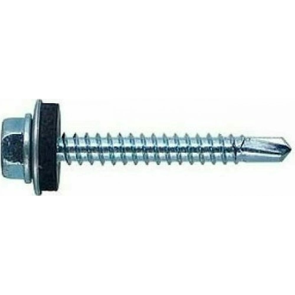 Кровельный саморез КВАДРА 5.5x51, цинк, сверло PT.3, шайба EPDM, 200 шт ...