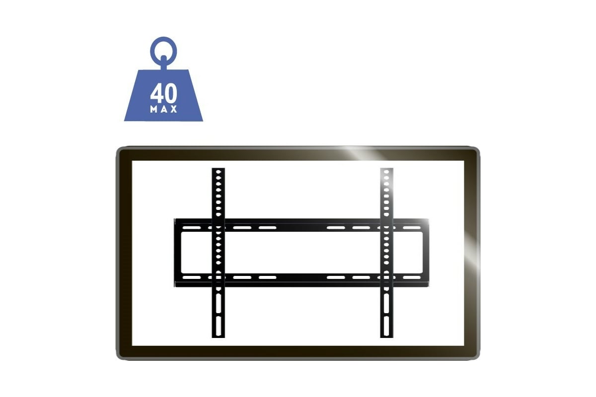 Фиксированный кронштейн Godigital dr mounts черный 37"-70" KL 4060F ...