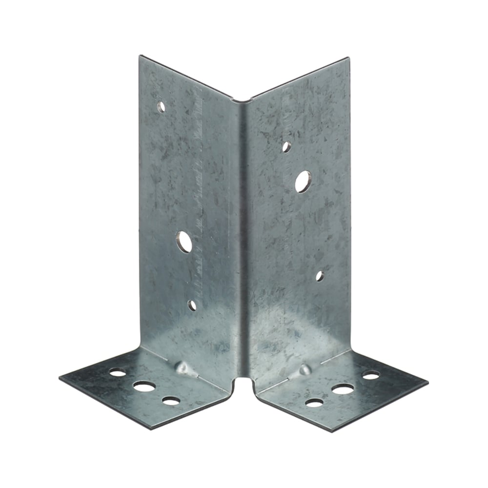 Опора столба ООО Промекон универсальная, оцинкованная, 145x65x50x2 мм ...