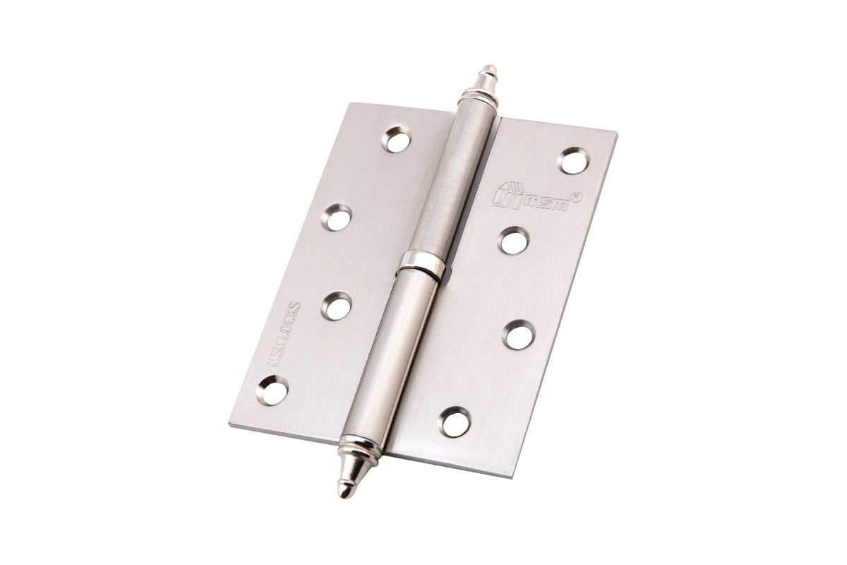 Съемные петли с колпачком MSM 100x75x2,5 мм, L левая, хром, 2 шт. 100mm ...