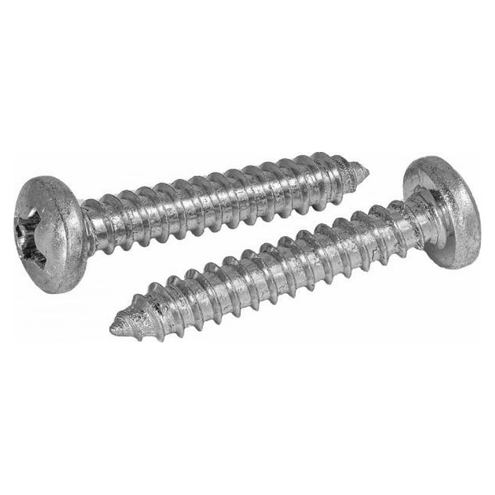 Саморез КВАДРА DIN 7981, 4.2x13 цинк, кор. 1000 шт., полусфера, шлиц PH2, острый 814213511000 ...