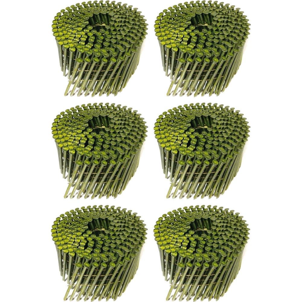 Барабанные гвозди Кордленд 1800 шт. (6 кассет по 300 шт.) Ø 2,5 мм ...