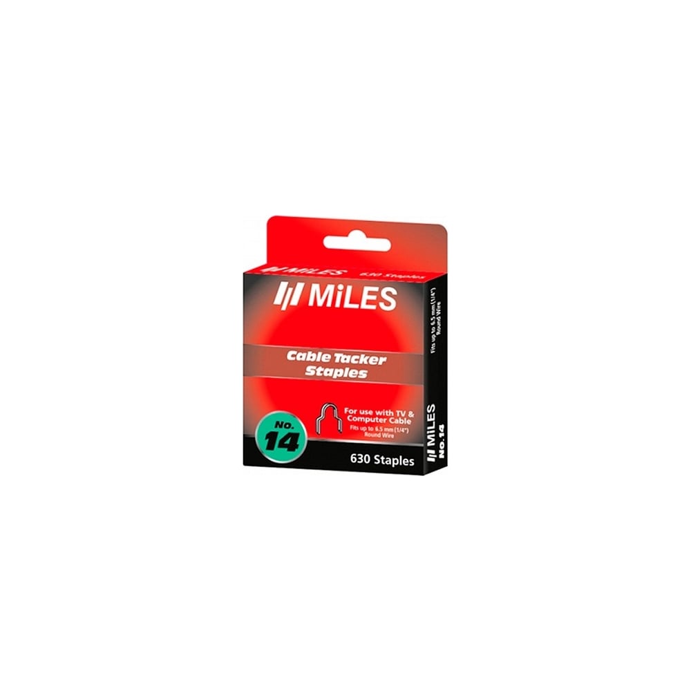 Круглые скобы для кабеля КРЕП-КОМП Miles 6,5 мм, 630 шт. N14-6mm ...