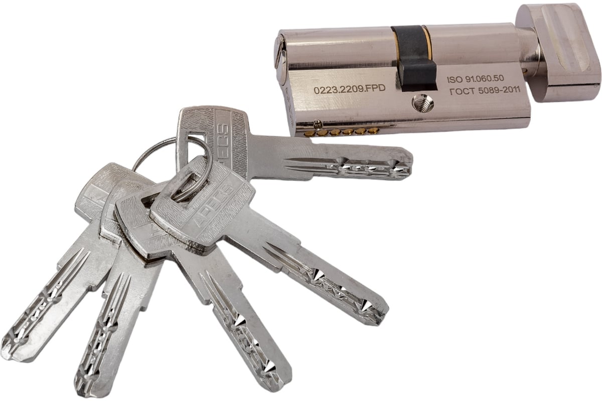Цилиндровый механизм APECS SM-65 30C/35 -C-NI 32107 - выгодная цена ...