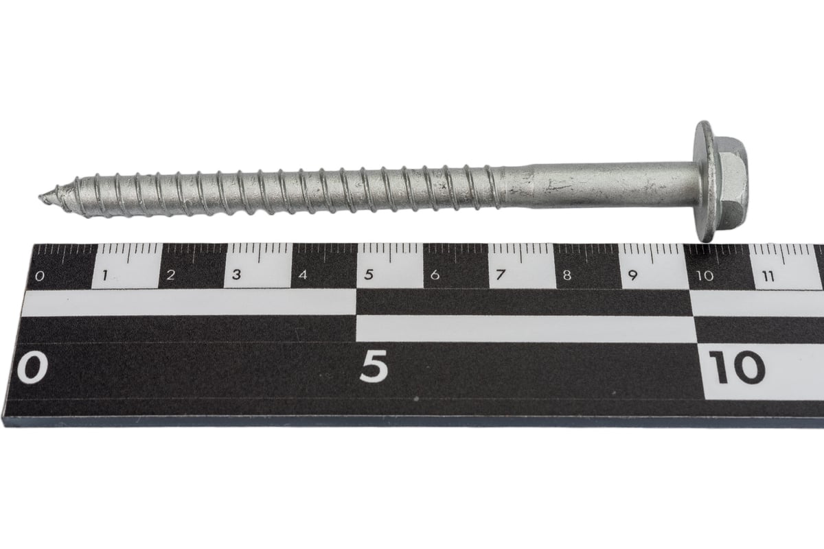 Фасадный дюбель INTERFIX с шестигранной головой и бортом, 10x100, 50 шт ...