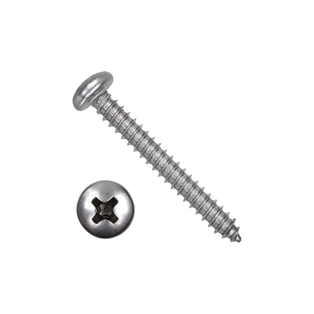 Саморез ЦКИ DIN 7981 3.5x16, остроконечный, А2, Ph2, 200 шт. 24811 ...