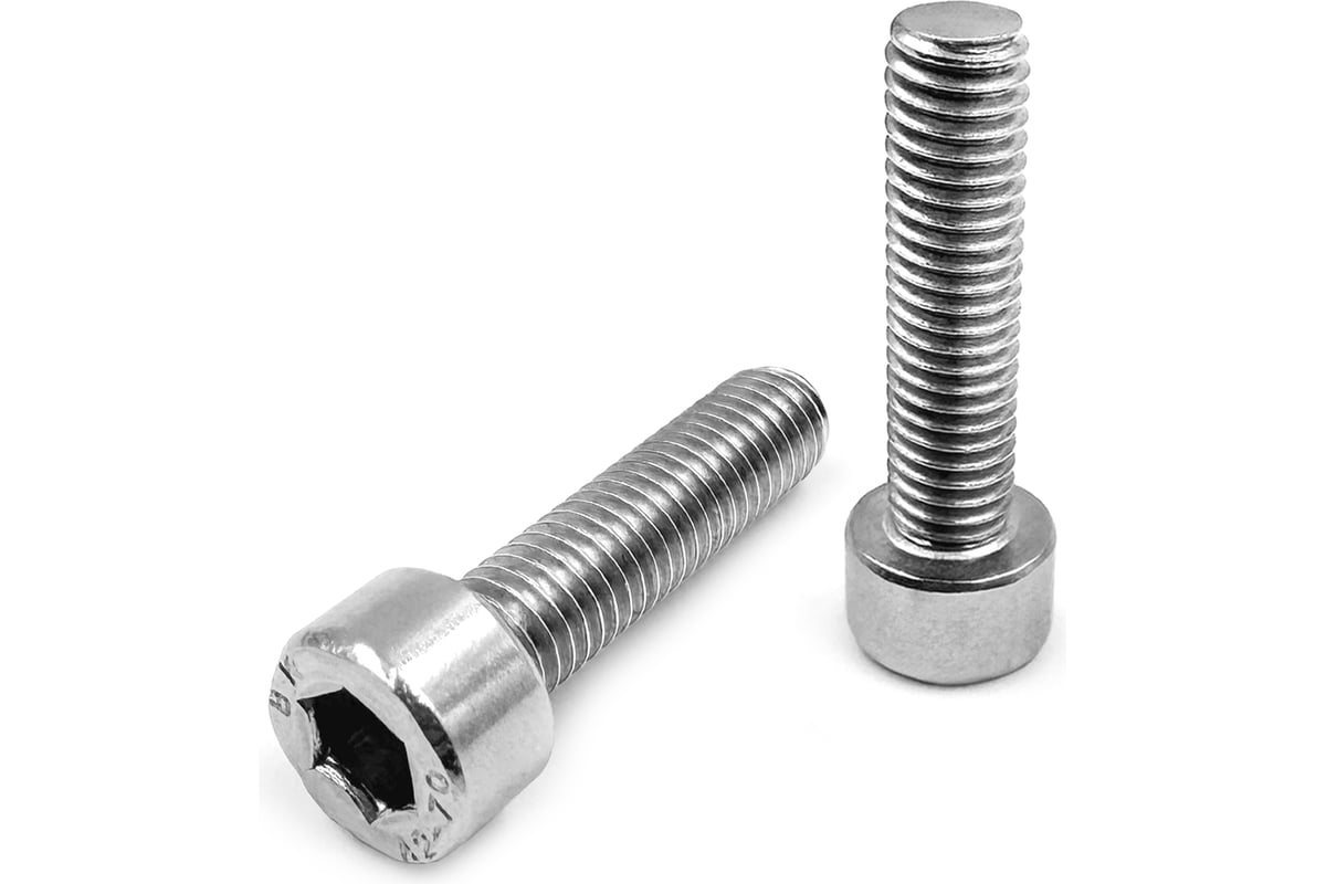 Нержавеющий винт с цилиндрической головкой KREPFIELD M10x16 мм, DIN 912 ...