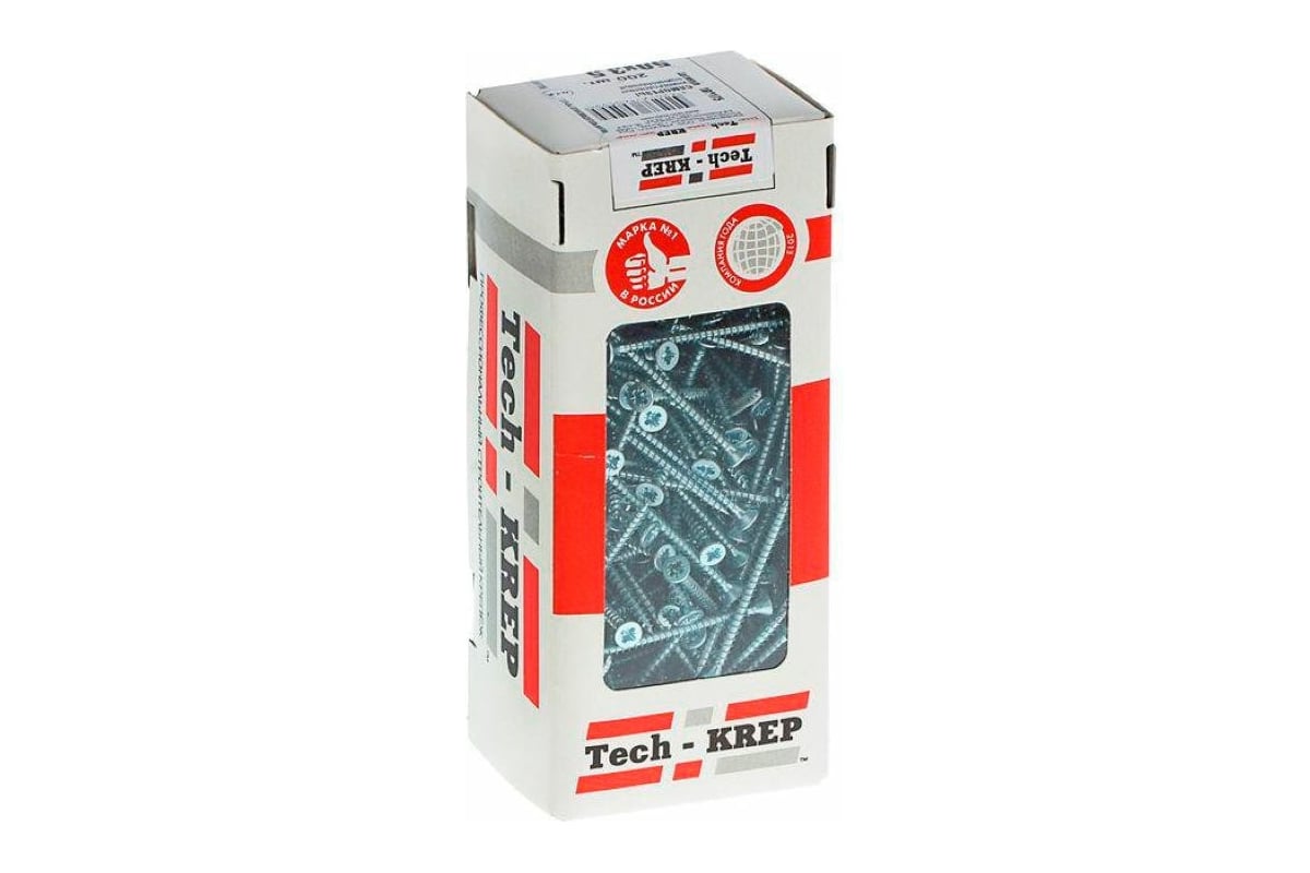 Универсальный саморез Tech-Krep 50х3,5 мм 200 шт оцинкованный, коробка ...