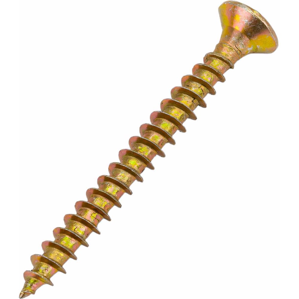 Саморез Мир крепежа DIN 7962, 5,0x50 мм, Pozi, желтый цинк, 250 шт ...
