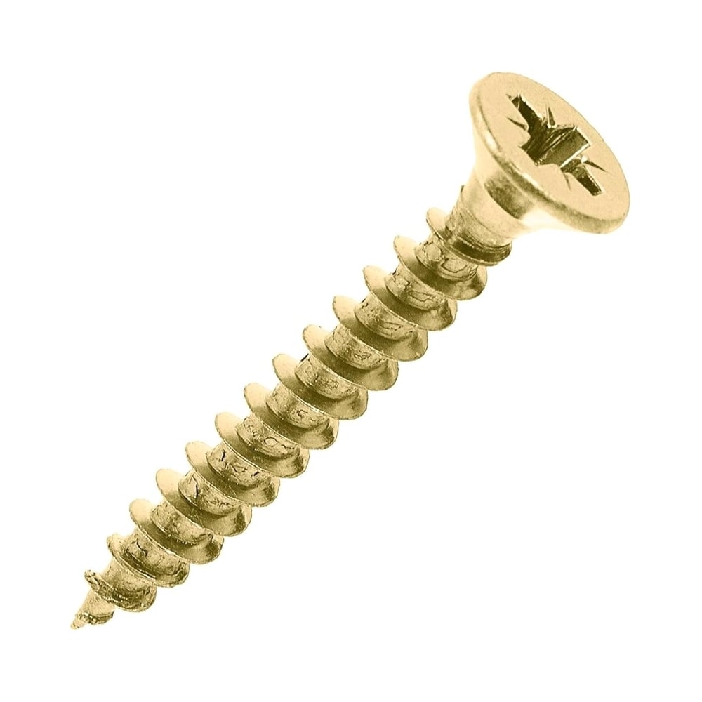 Саморез Мир крепежа DIN 7962, 3,0x40 мм, Pozi, желтый цинк, 1000 шт ...