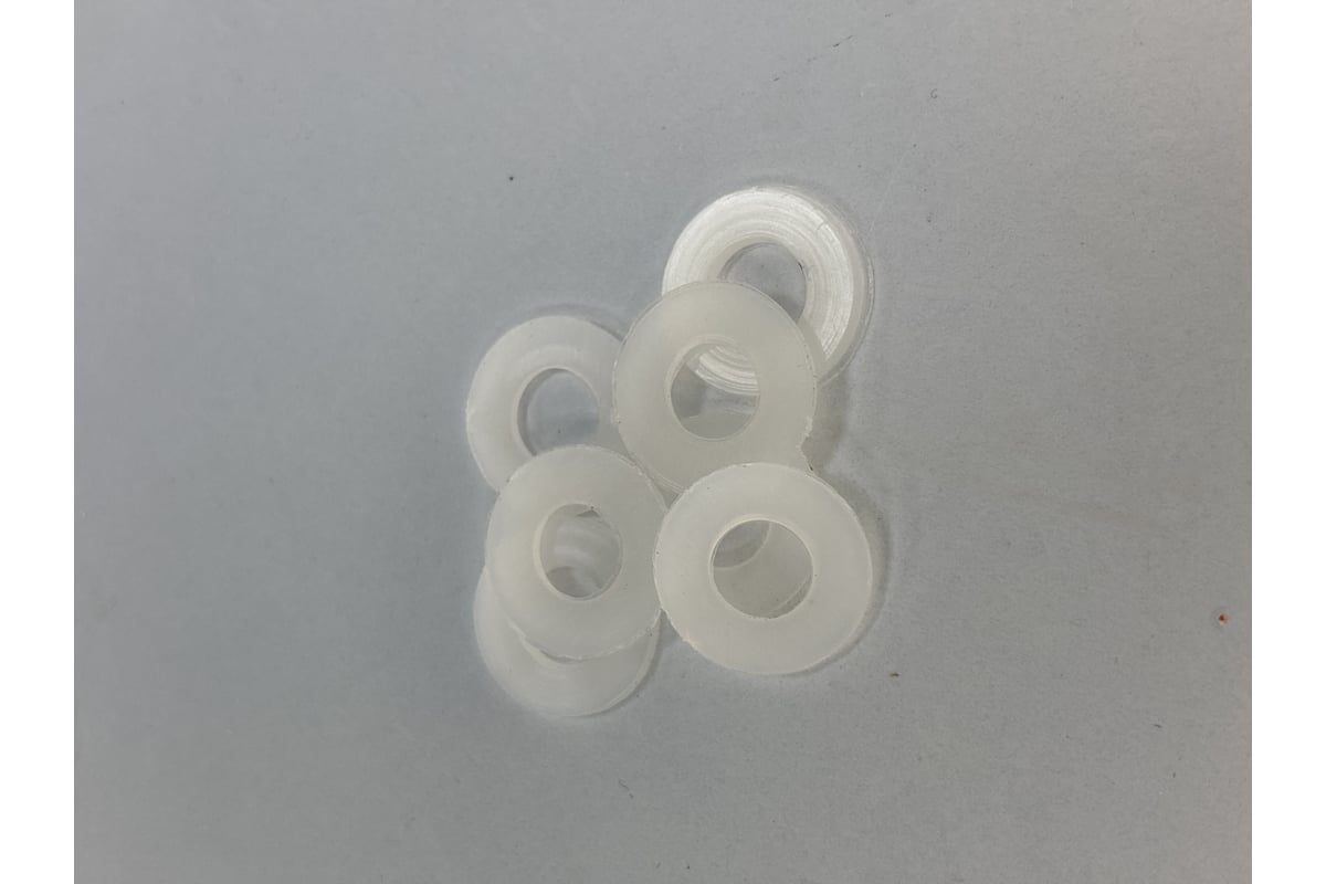 Шайба Insparion плоская, полиамидная (пластиковая), din 125, D8, 10 шт ...