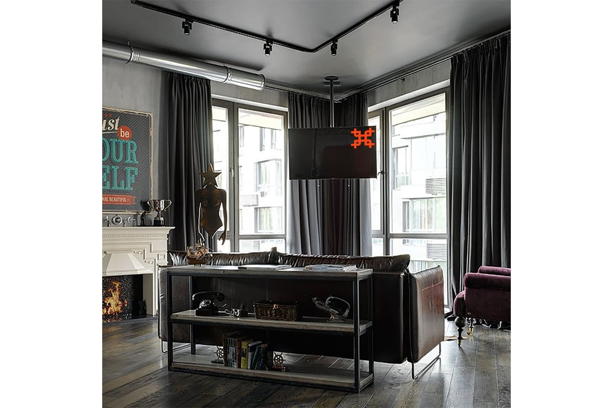 Кронштейн для телевизора или монитора UNITEKI наклонно поворотный ...