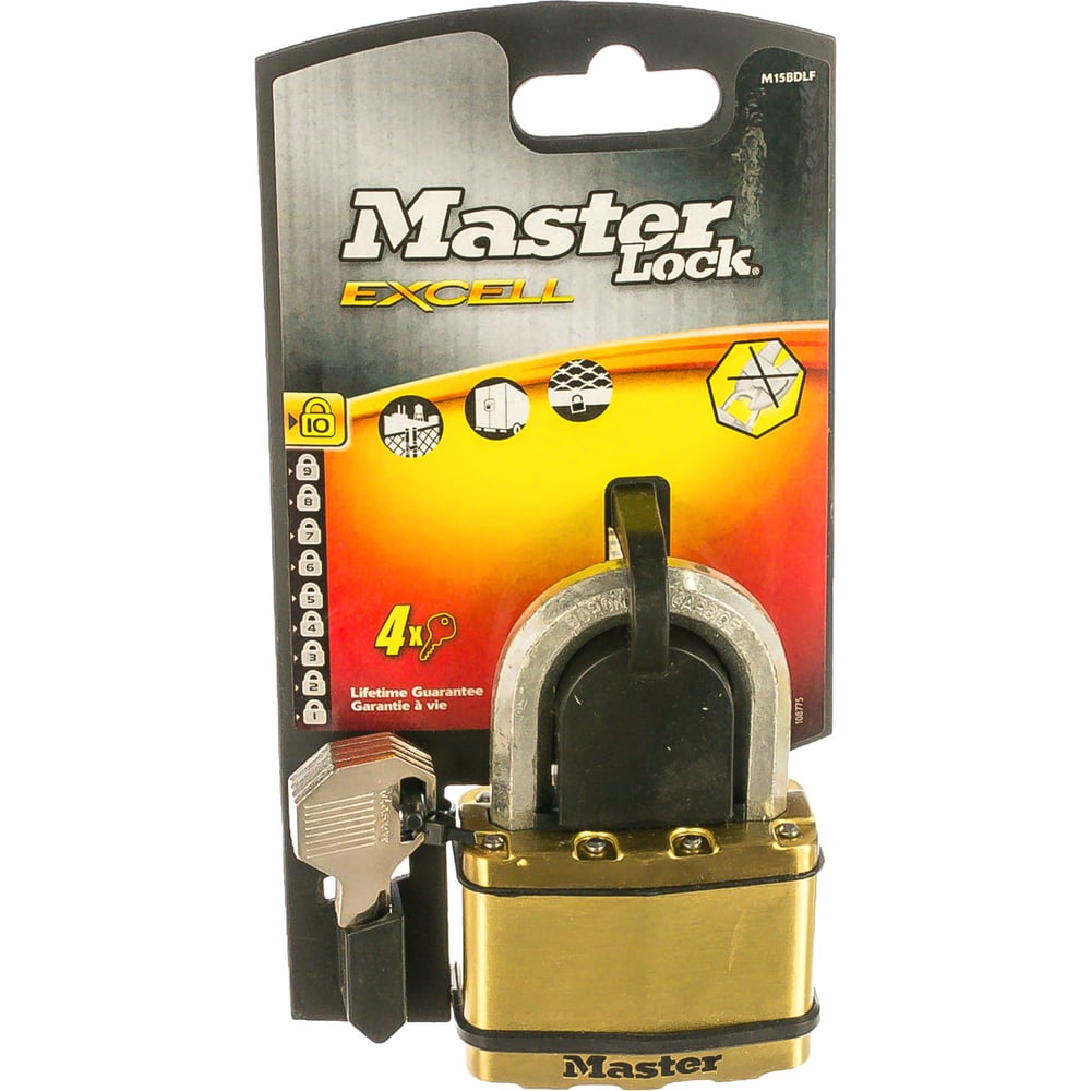Навесной замок MasterLock EXCELL M15BEURDLF - выгодная цена, отзывы ...