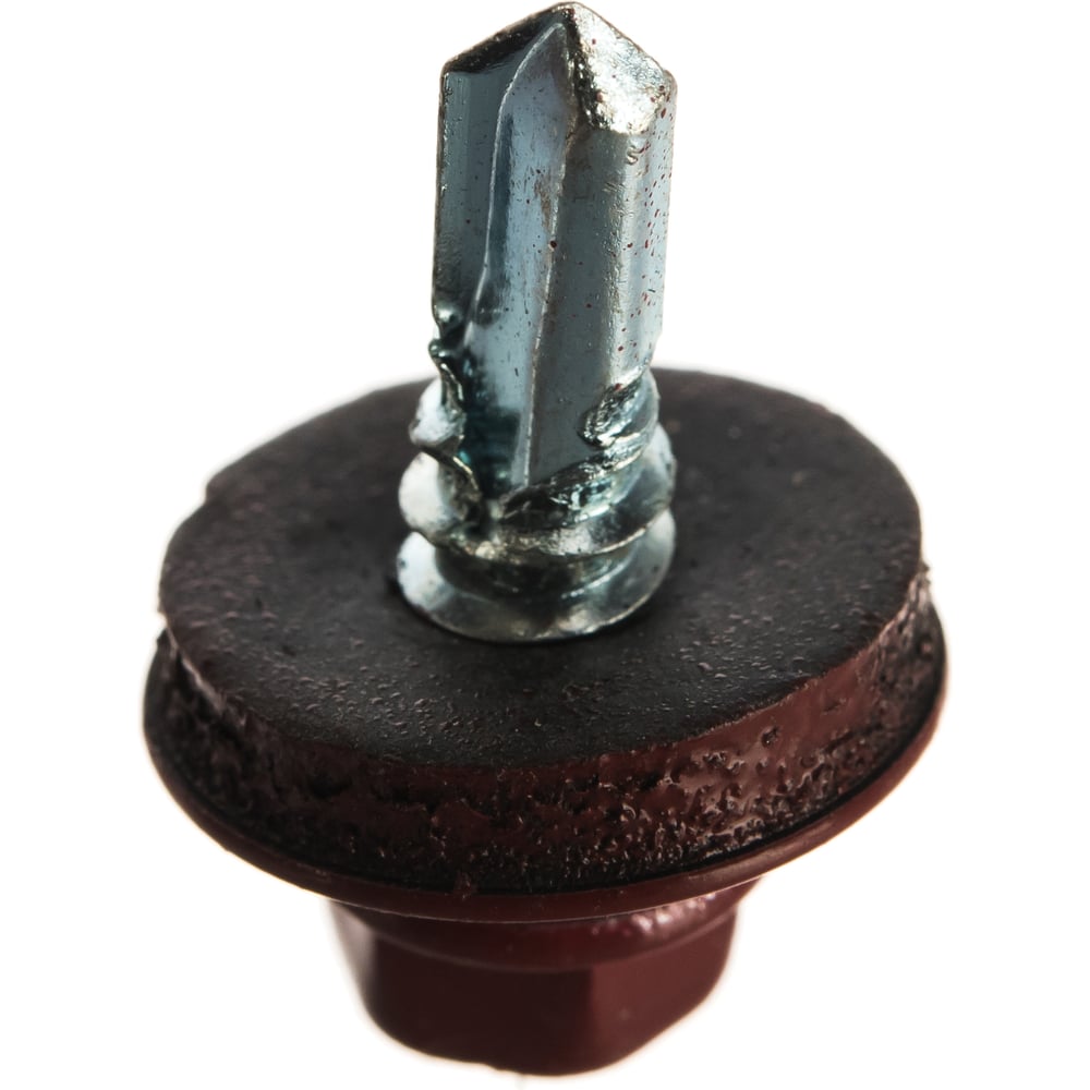 Кровельный саморез Качественный КРЕПЕЖ красно-коричневый RAL 3011, 5 ...